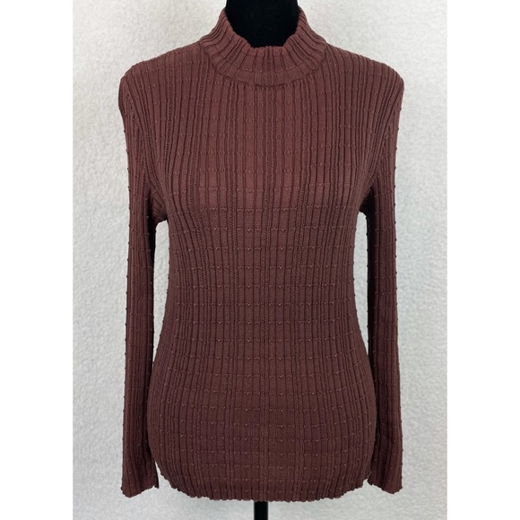 Peruvian Connection | Sweaters | Vtg Peruvian Connection Brown Ribbed ...
